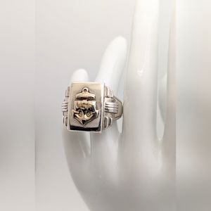 Jewelry | Vintage Us Navy Sterling Signet Ring | Poshmark